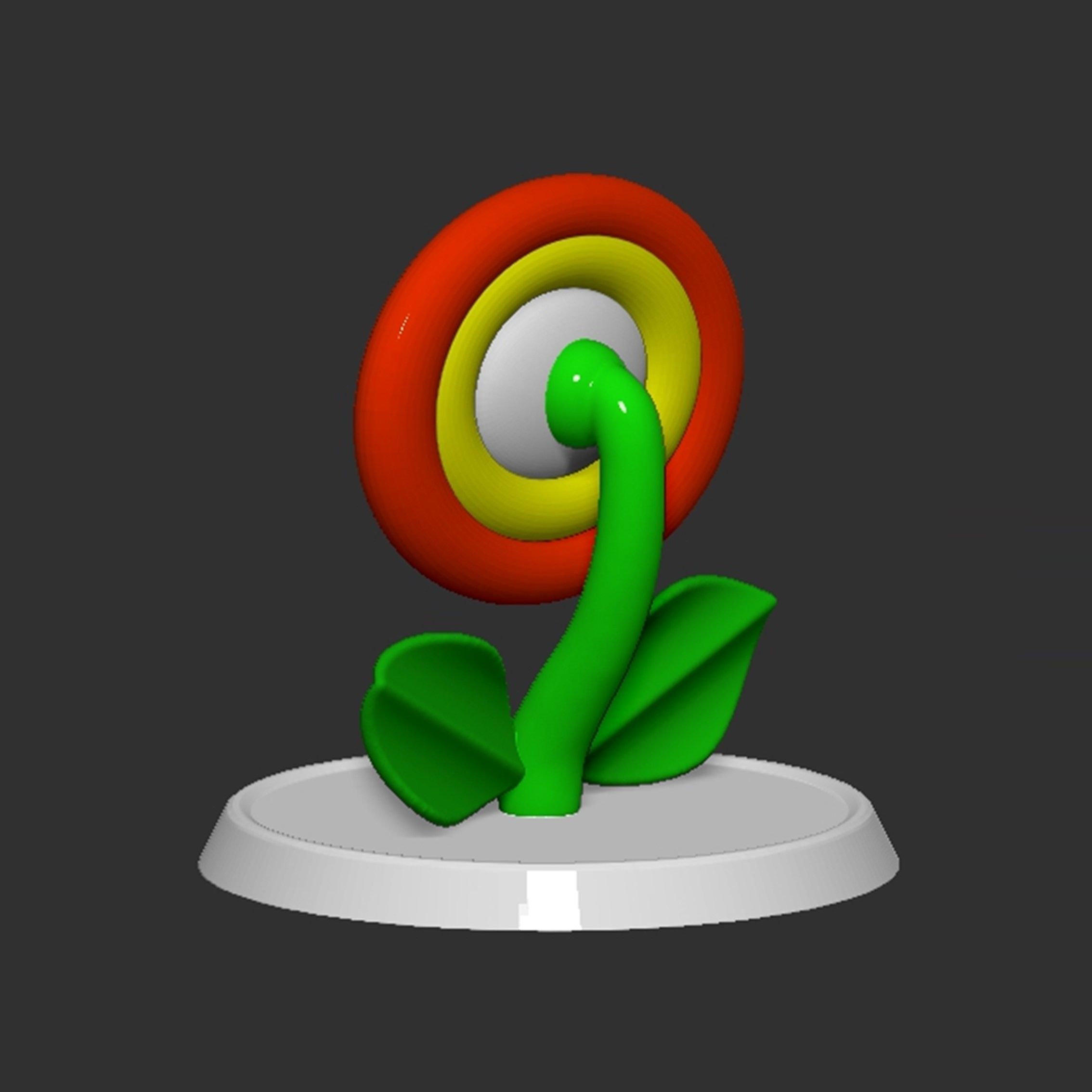 Mario Flower Based 3D model 3D printable | CGTrader