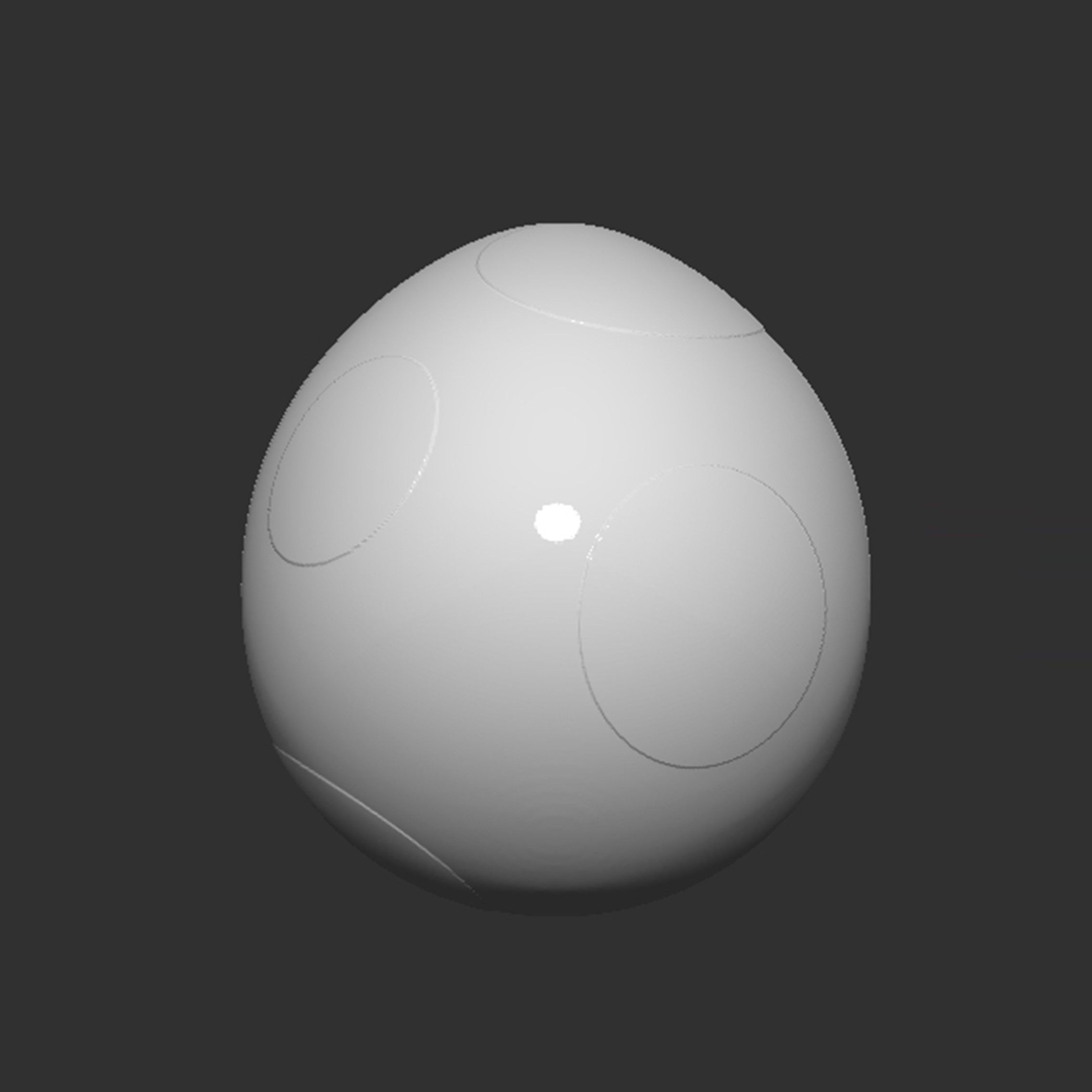 Yoshi Egg 3D model 3D printable | CGTrader