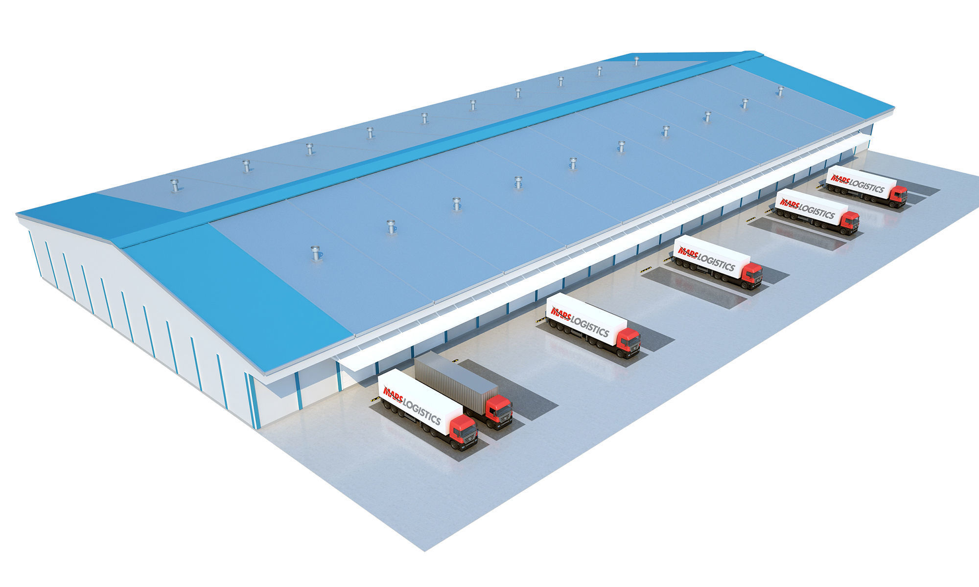 Logistics Center Collection 3D model | CGTrader