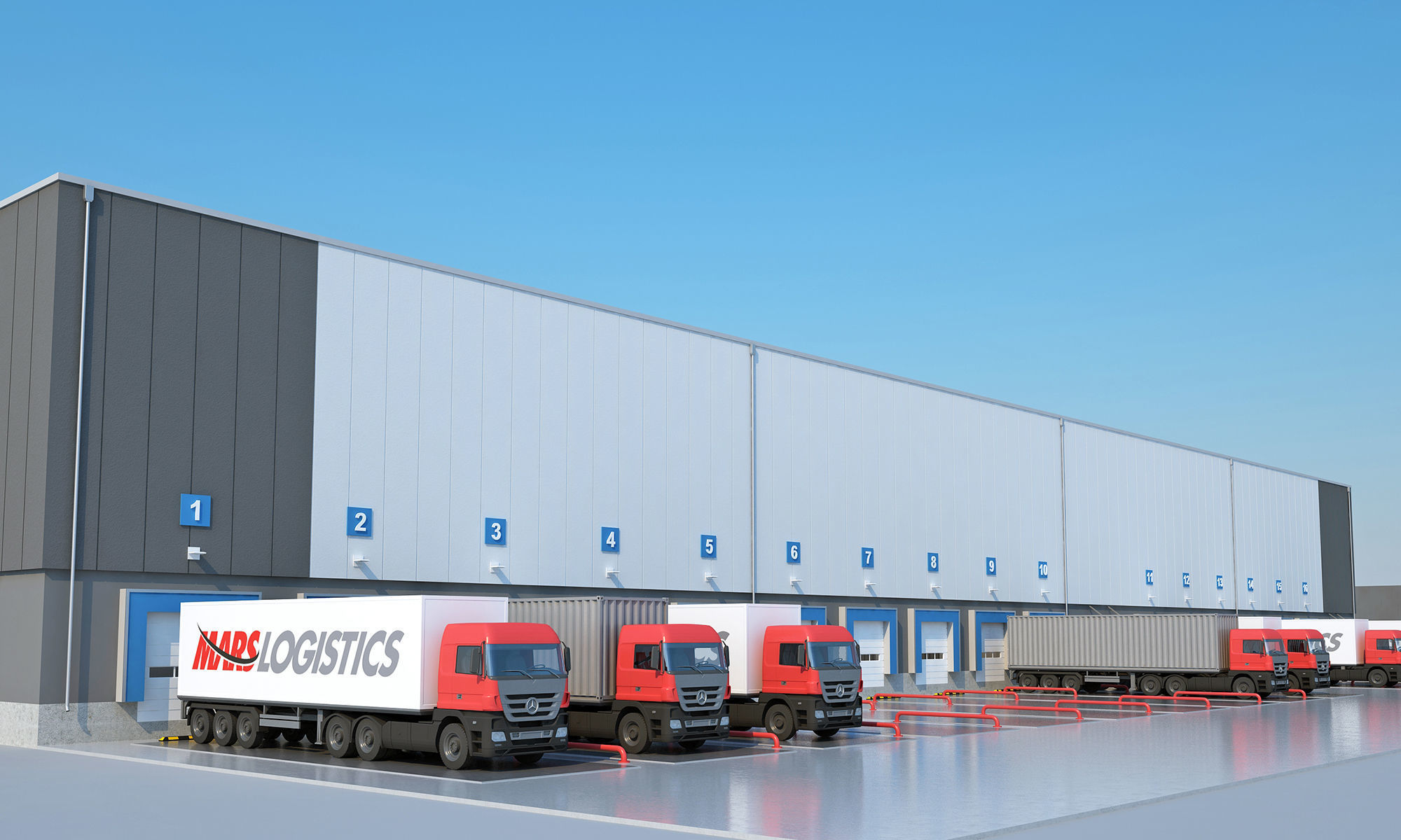 Logistics Center Collection 3D model | CGTrader