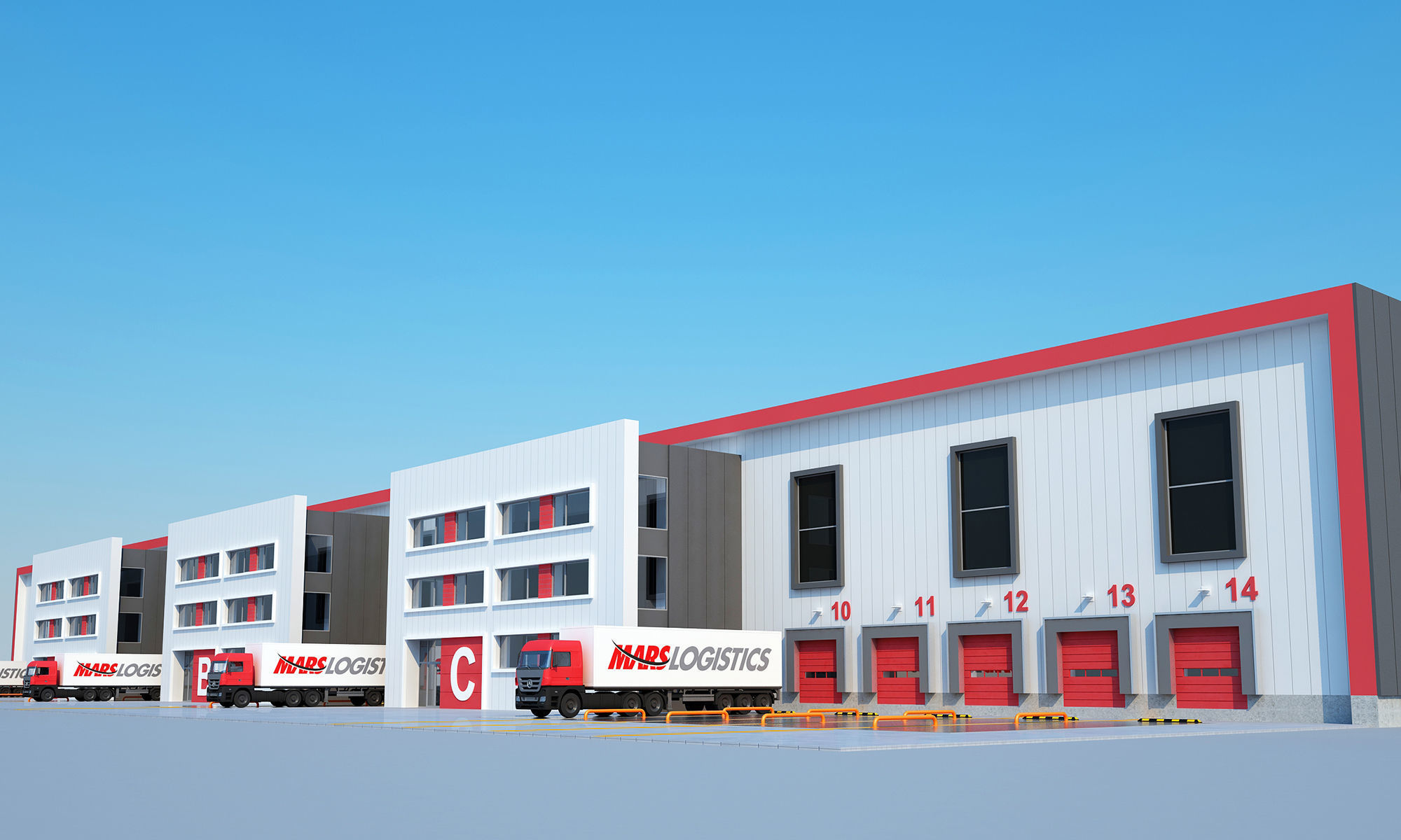 Logistics Center Collection 3D model | CGTrader