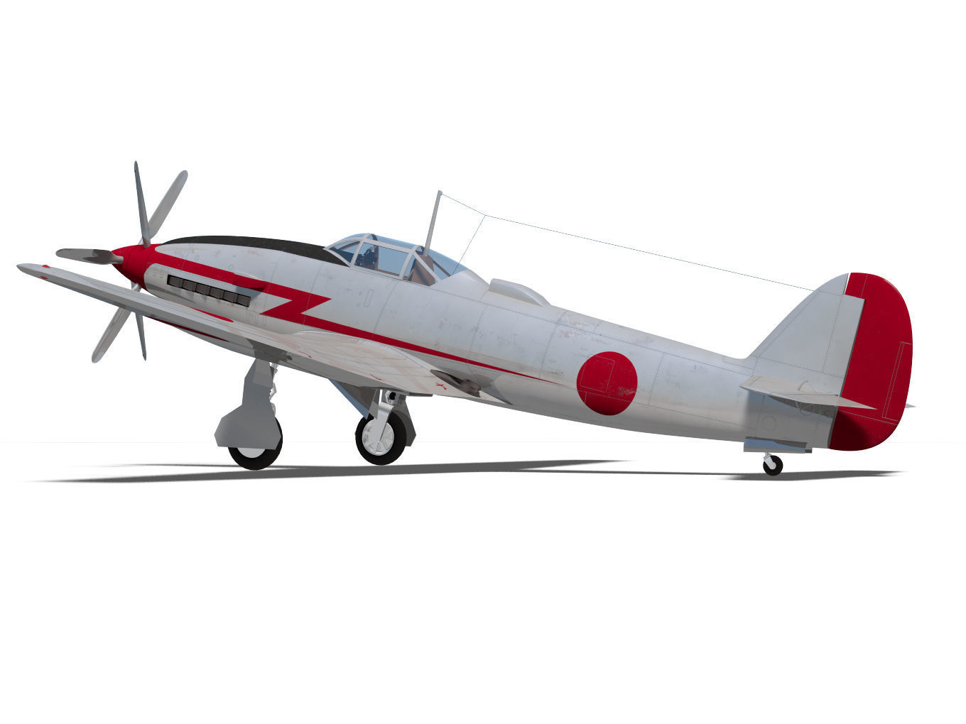 Kawasaki Ki64 3D model | CGTrader