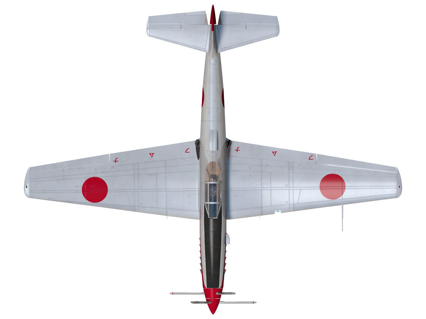 Kawasaki Ki64 3D model | CGTrader