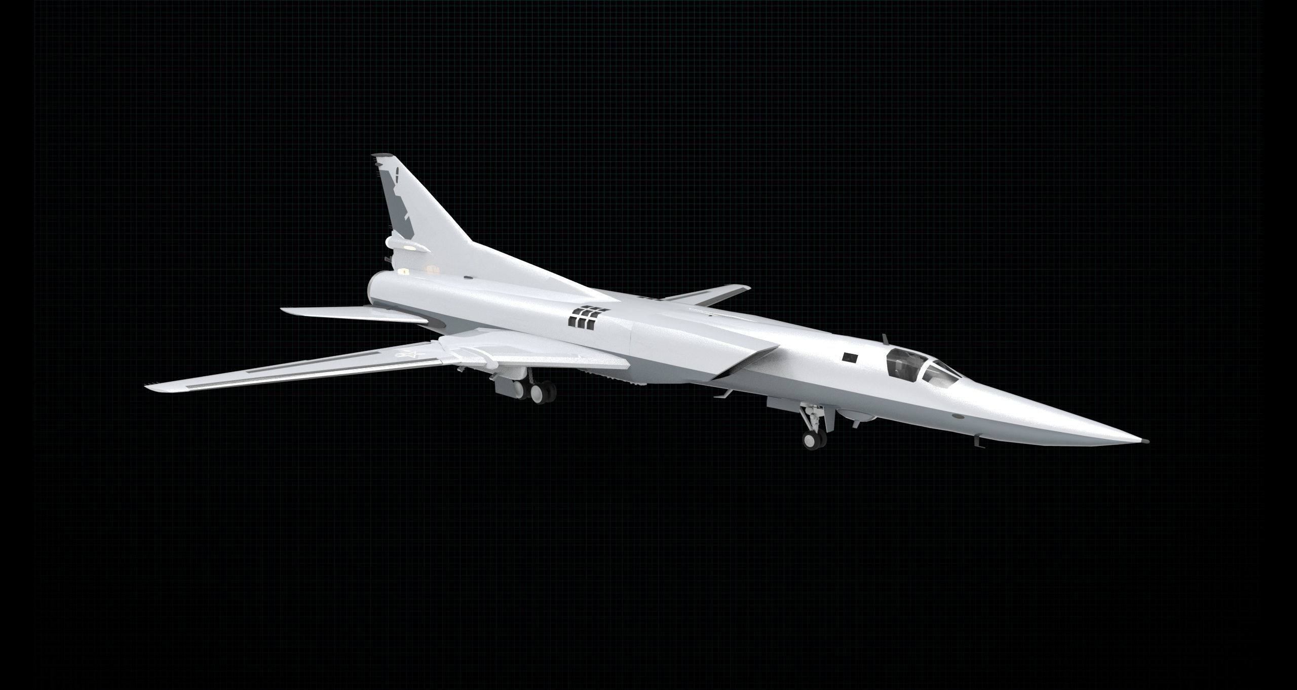 Tupolev TU-22M 3D model | CGTrader