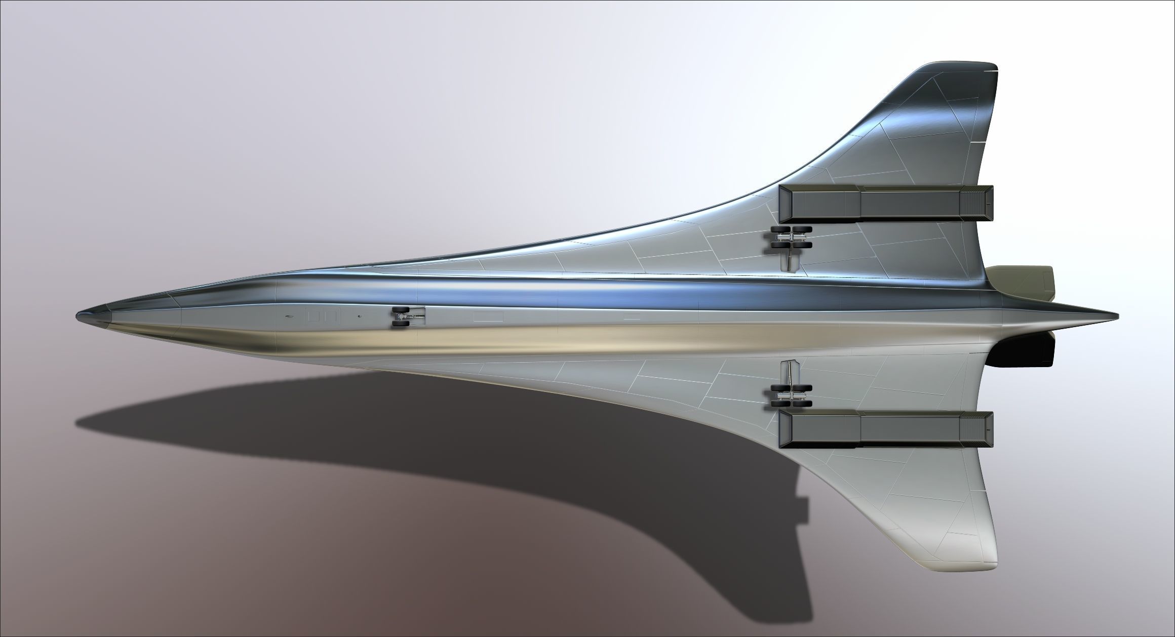 Concorde Prototype Aircraft Future File STL for 3D Printing 3D model 3D ...