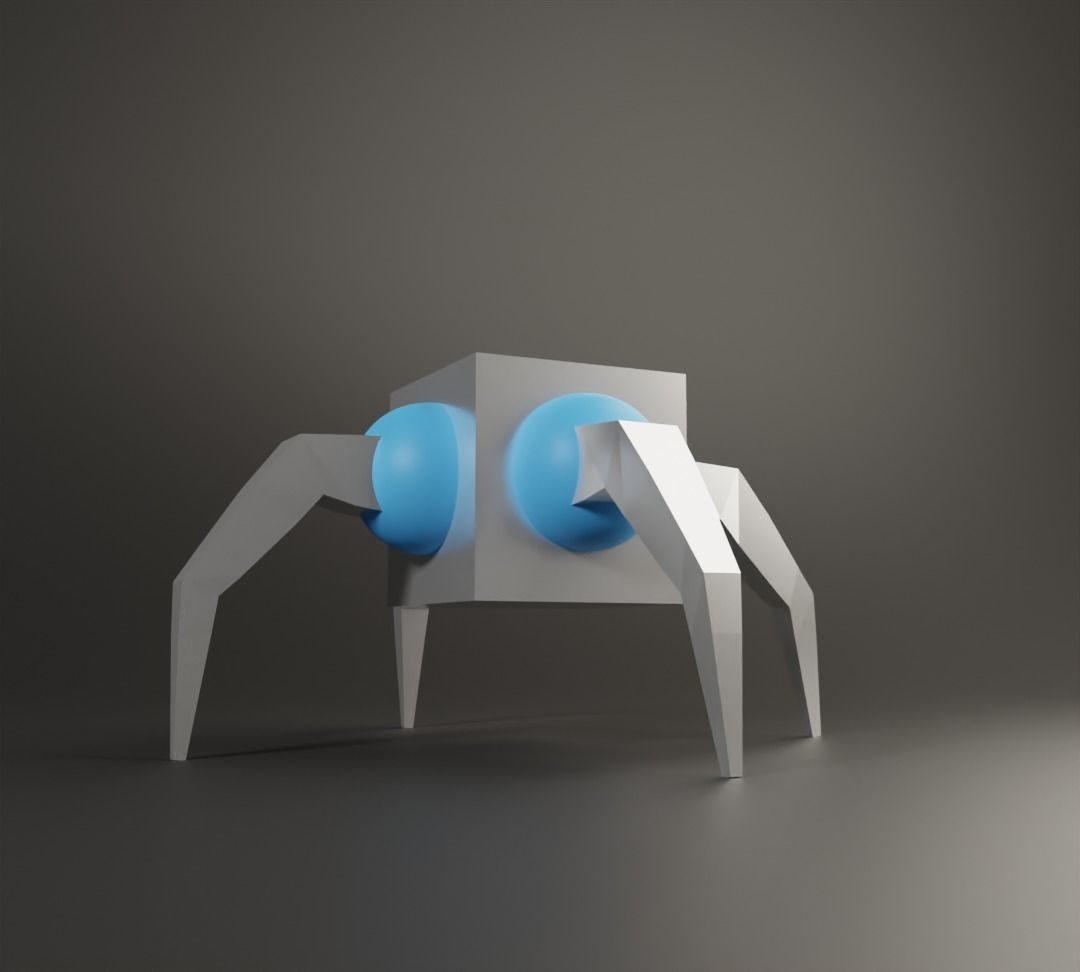 Tiny Low Poly four-legged Creature Character free VR / AR / low-poly 3D ...