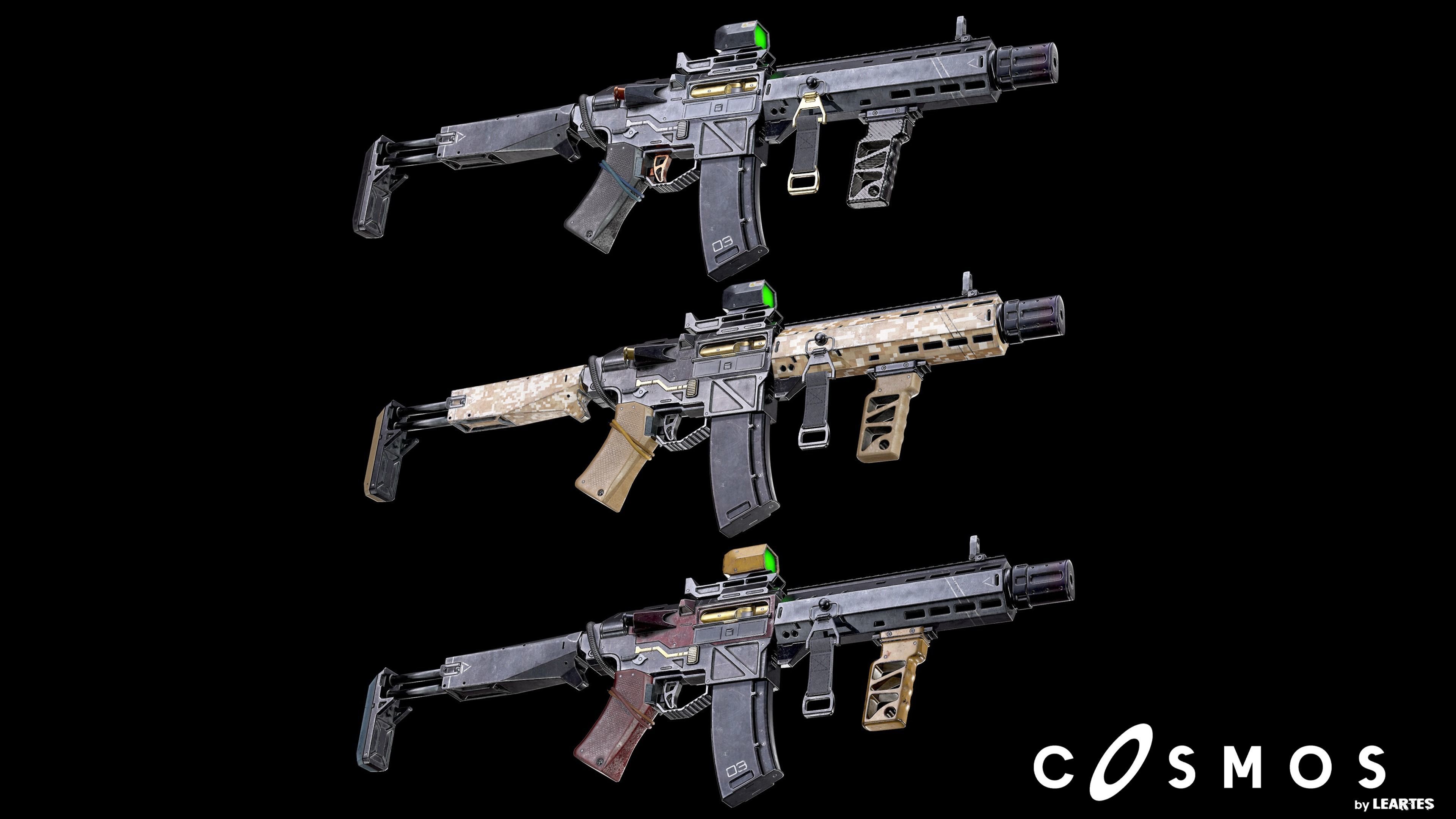 3D model The ROF-12 gun VR / AR / low-poly | CGTrader