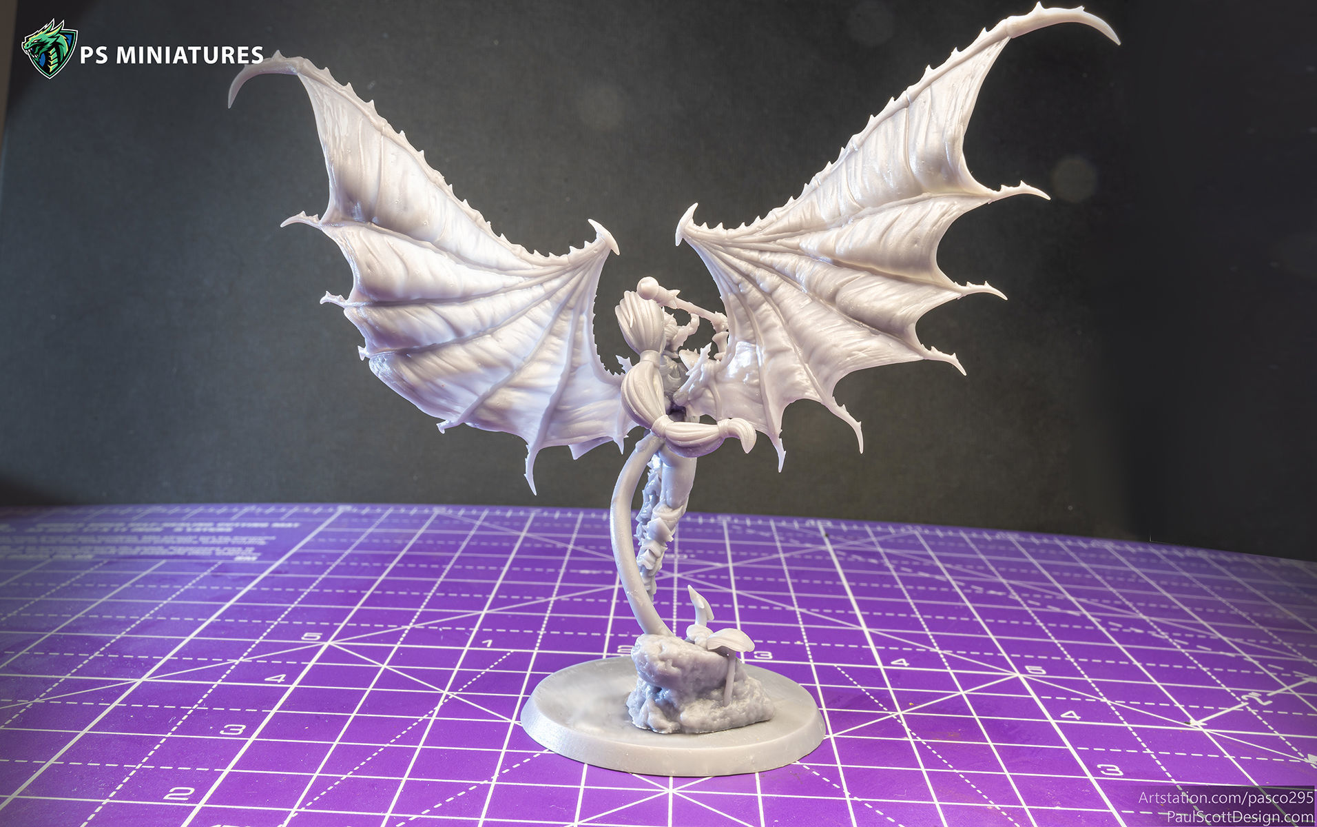 Drow Demonic Harpy Pose 2 - Includes Pinup Variant 3D model 3D ...