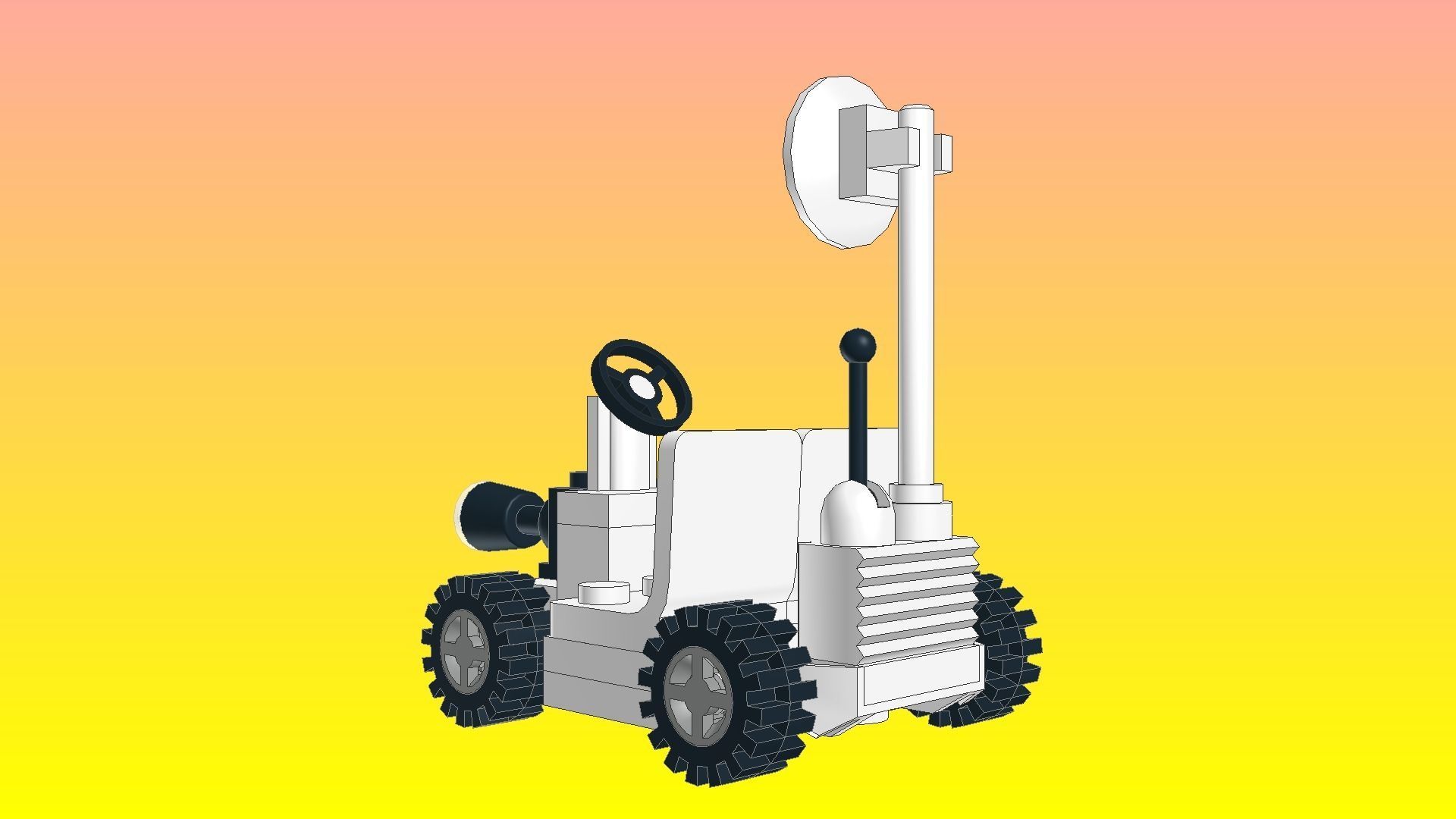 Lego Moon buggy Model 511 3D model | CGTrader