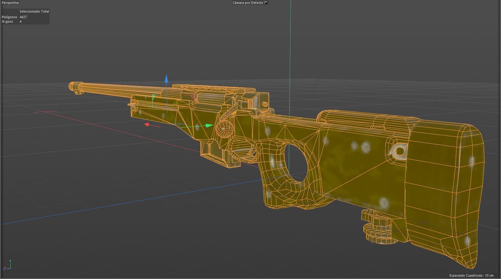 3D model AWM Sniper Rifle Low-poly 3D model VR / AR / low-poly | CGTrader
