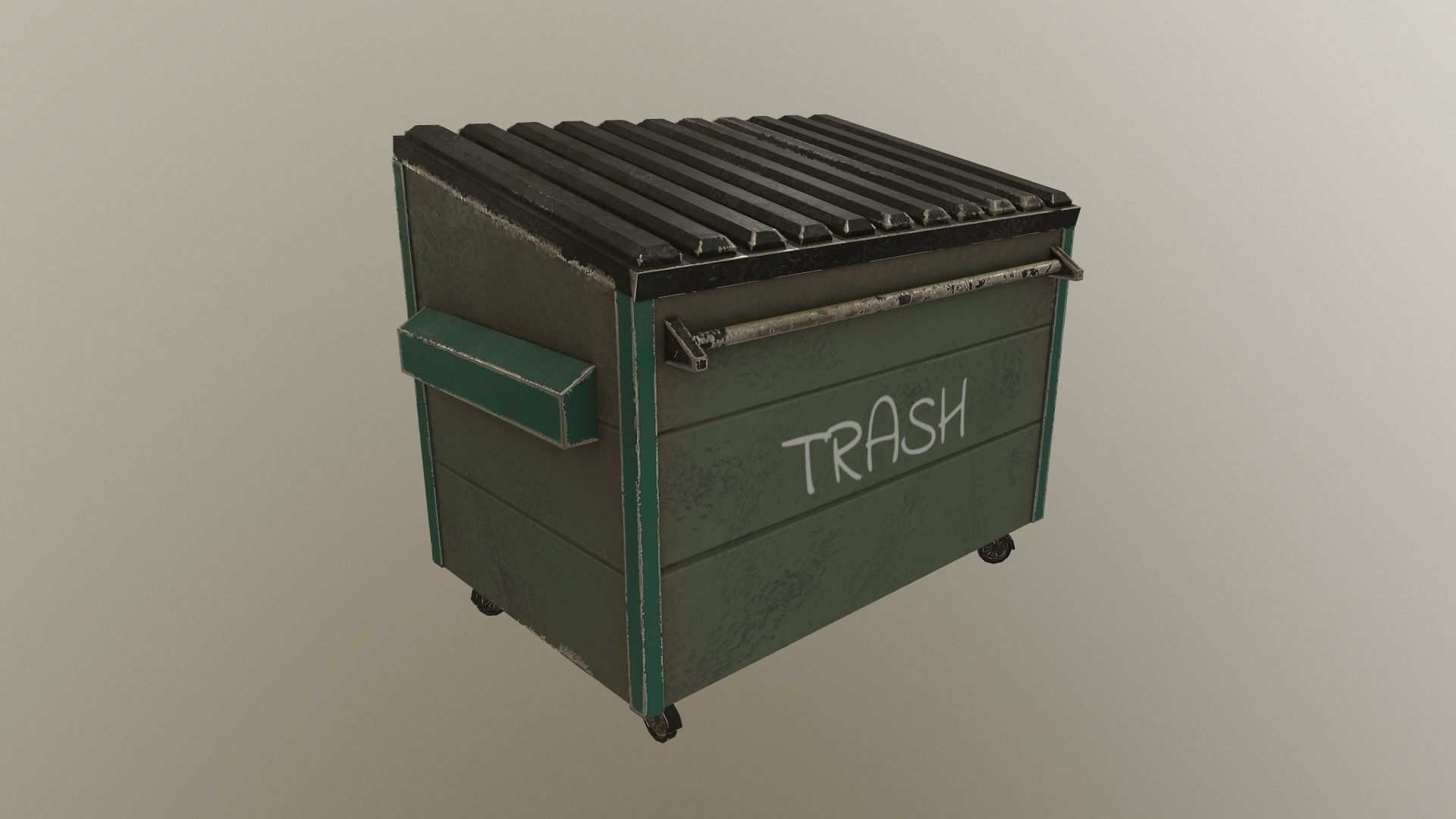 3D model Sci-Fi Garbage Dumpster VR / AR / low-poly | CGTrader