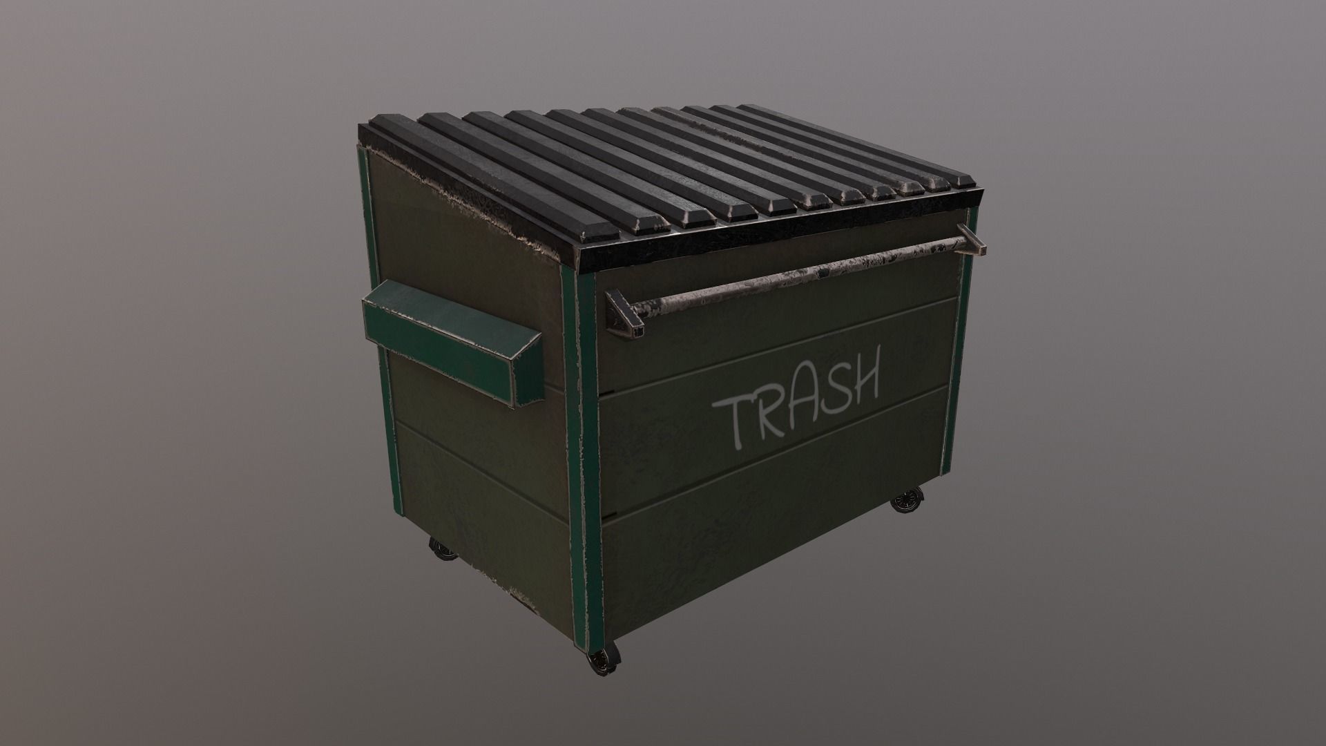 3D model Sci-Fi Garbage Dumpster VR / AR / low-poly | CGTrader
