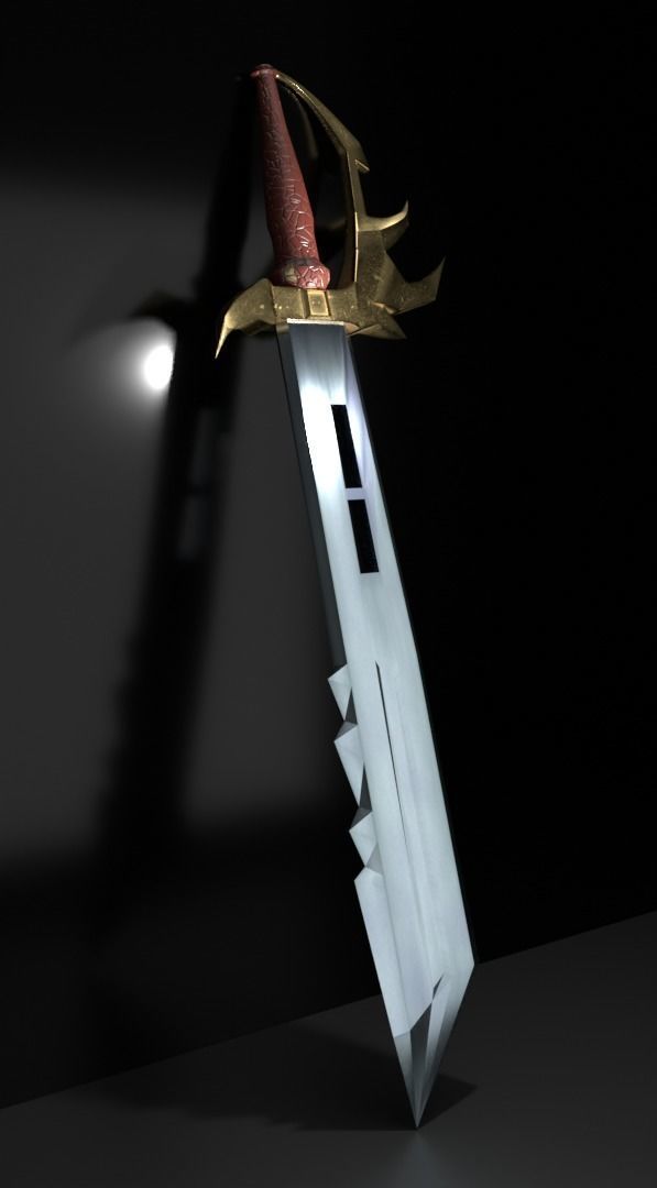 3d modeling of Sword free VR / AR / low-poly Texture | CGTrader