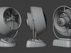 Desk fan pack 3D model | CGTrader