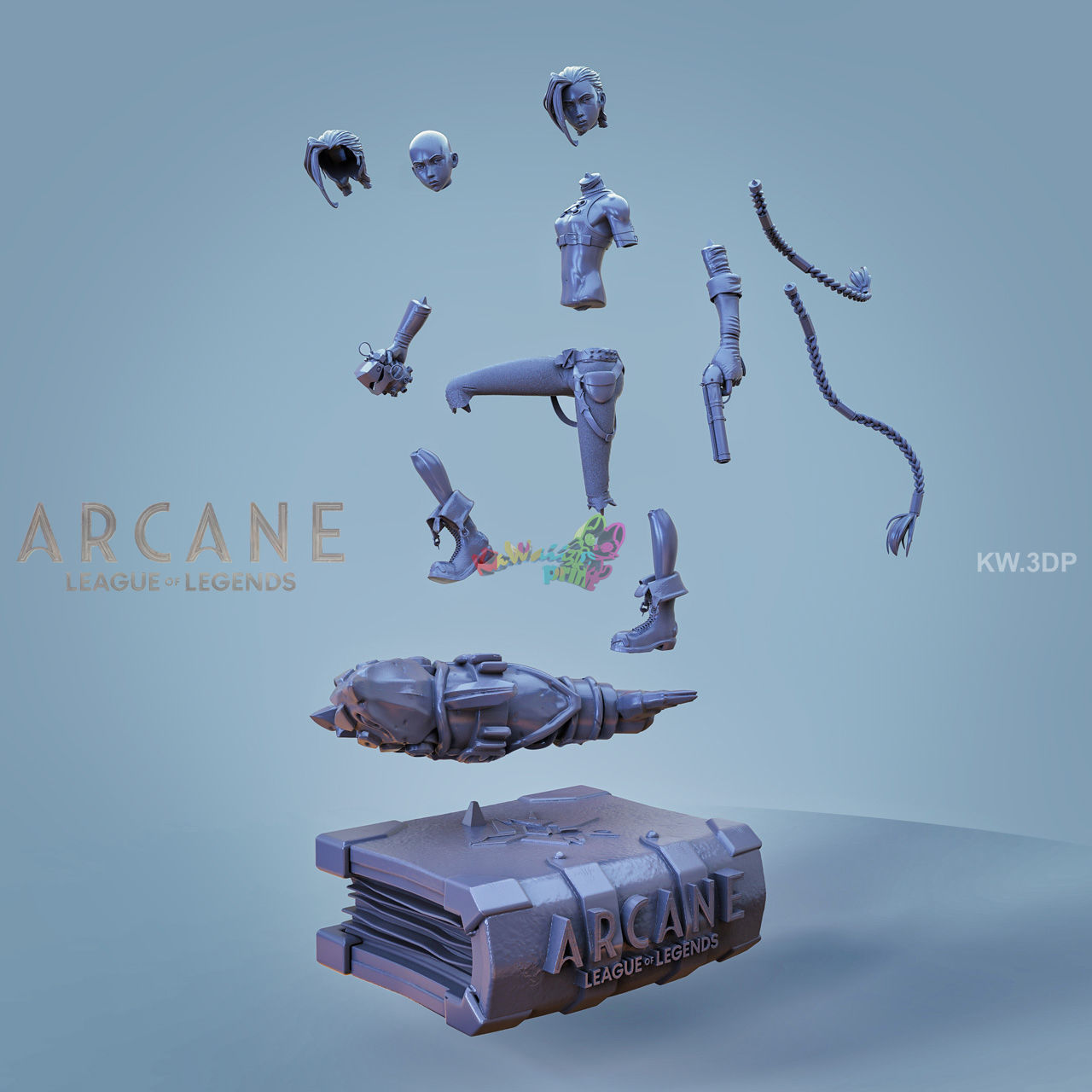 Arcane Jinx 3D model 3D printable | CGTrader