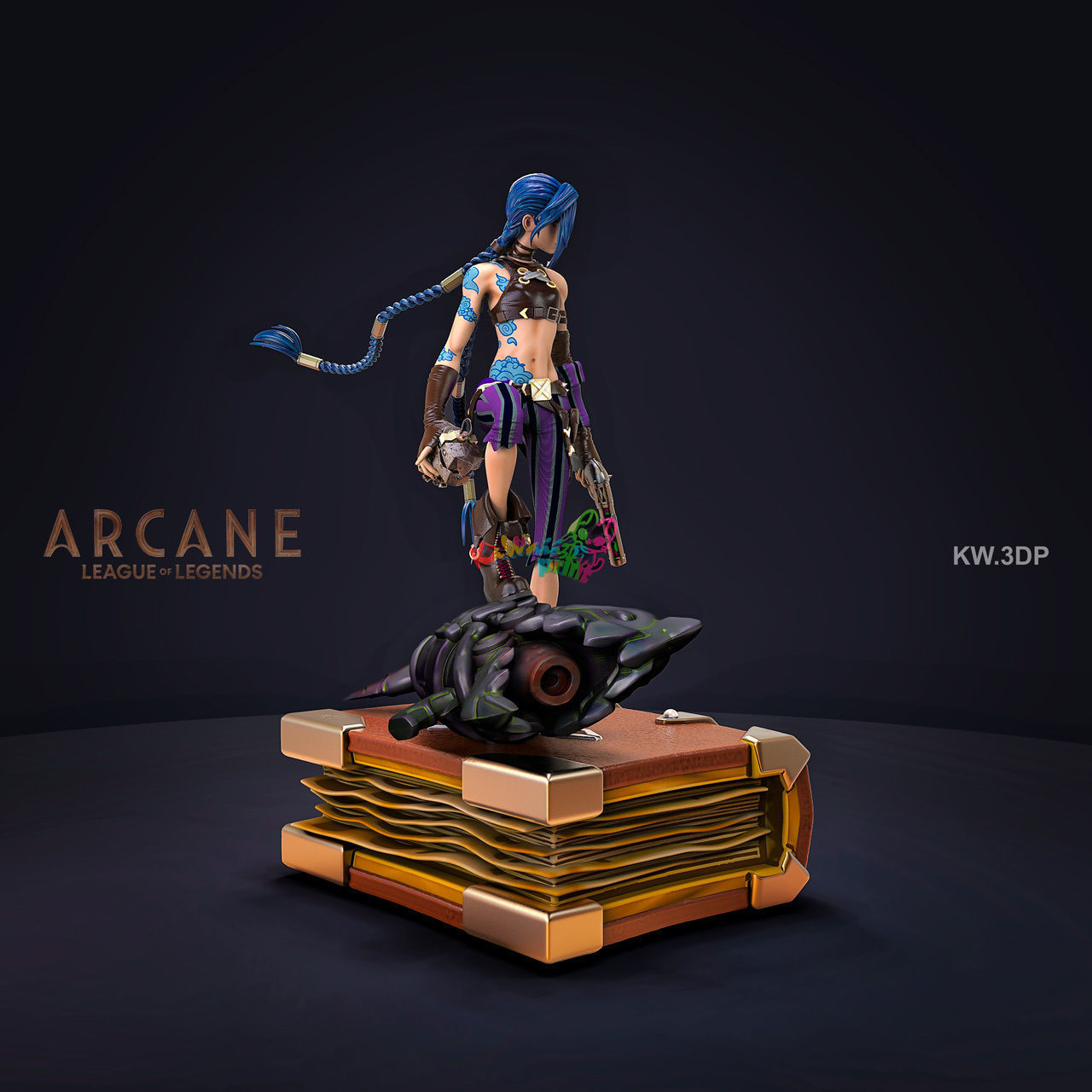 Arcane Jinx 3D model 3D printable | CGTrader