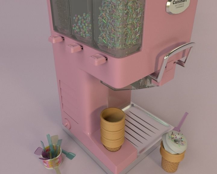 3D Ice cream machine 3D model | CGTrader