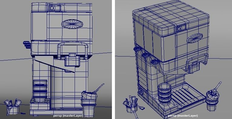 3D Ice cream machine 3D model | CGTrader