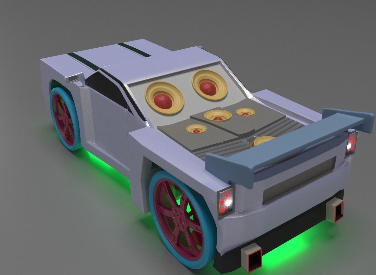 3D model CAR BASSLINE HOT WHEELS ACCELERACERS VR / AR / low-poly | CGTrader