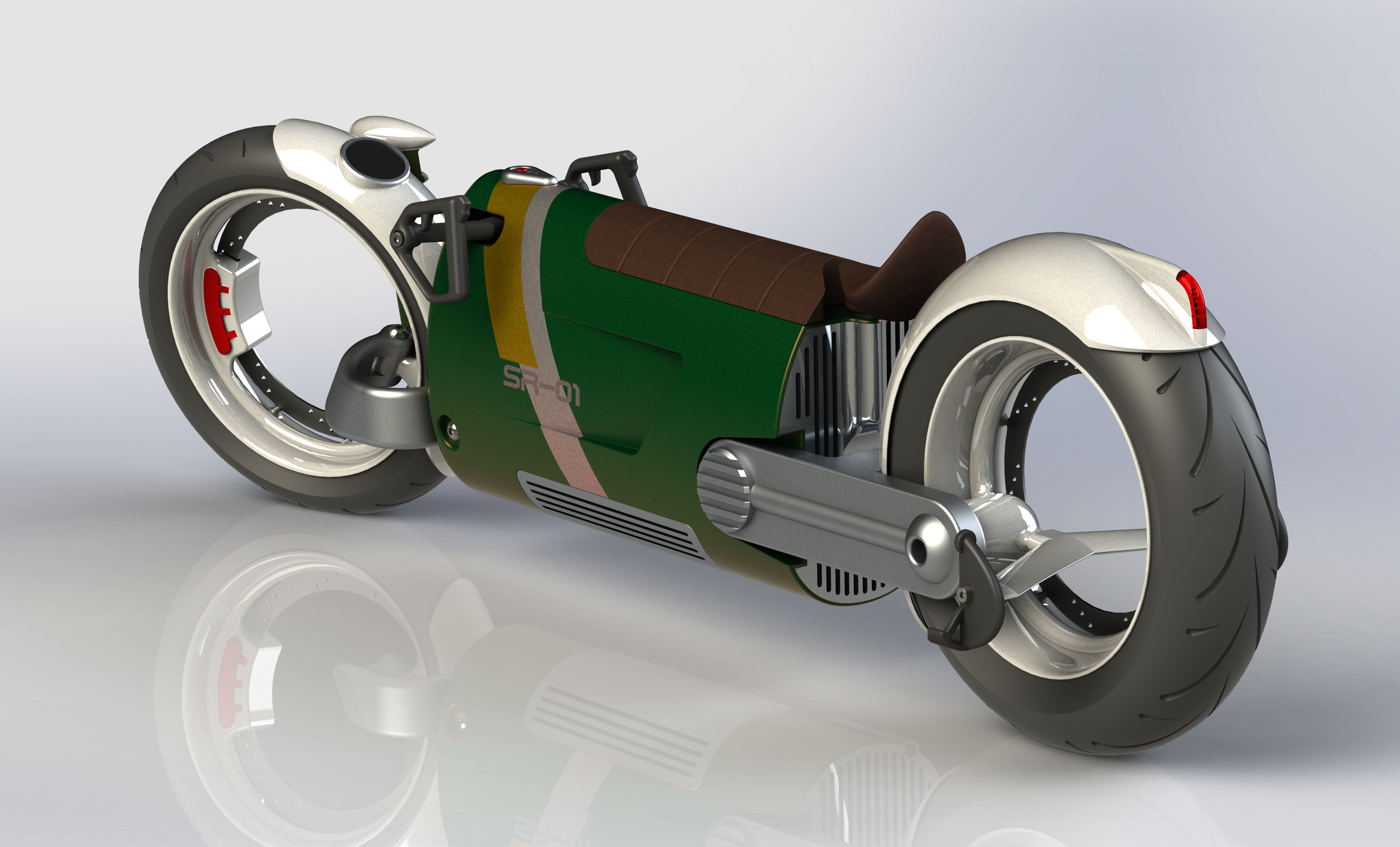 Fantasy motorcycle SR-01 3D model | CGTrader