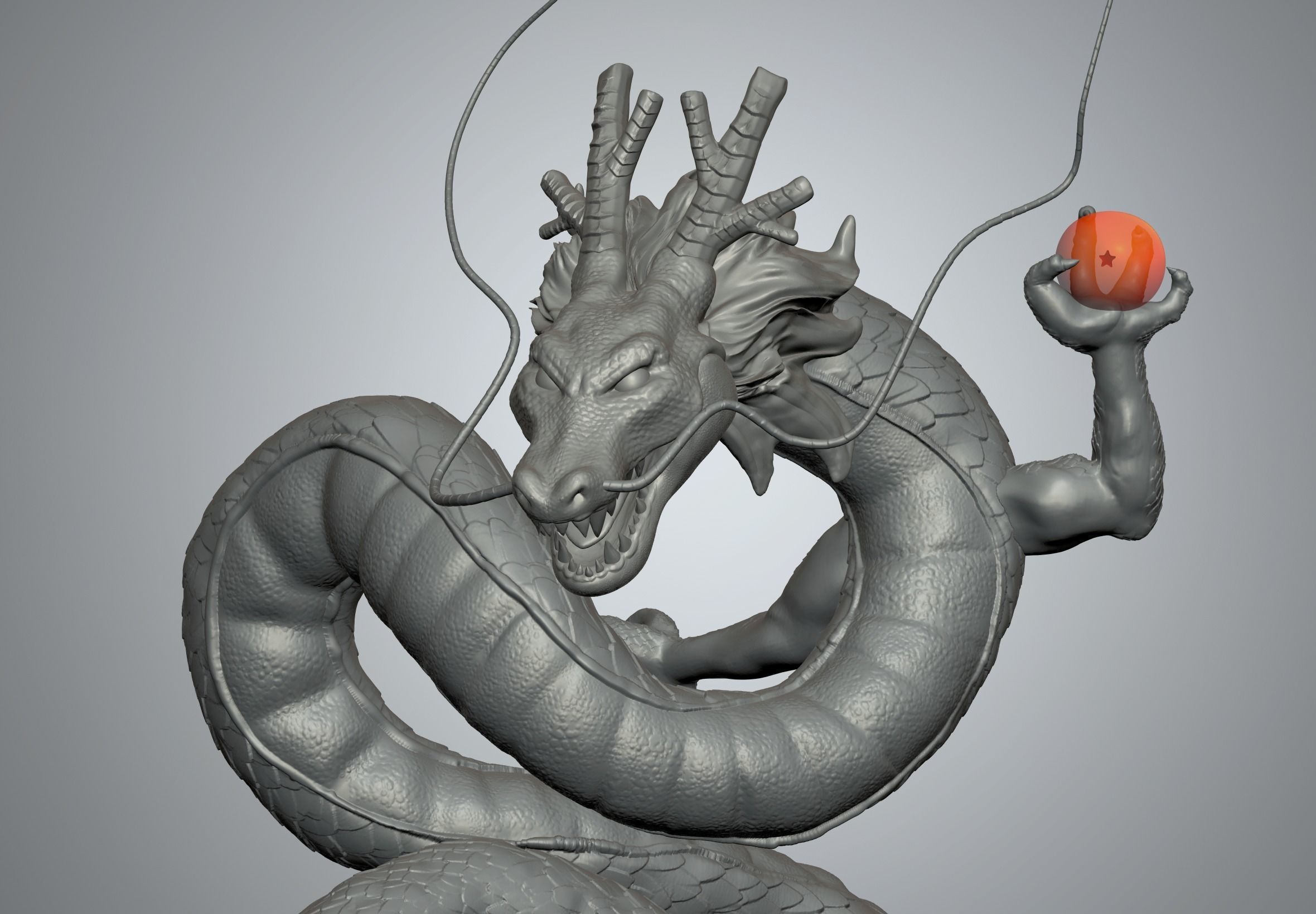 Shenron Dragonball Z Fan Art 3D model 3D printable | CGTrader
