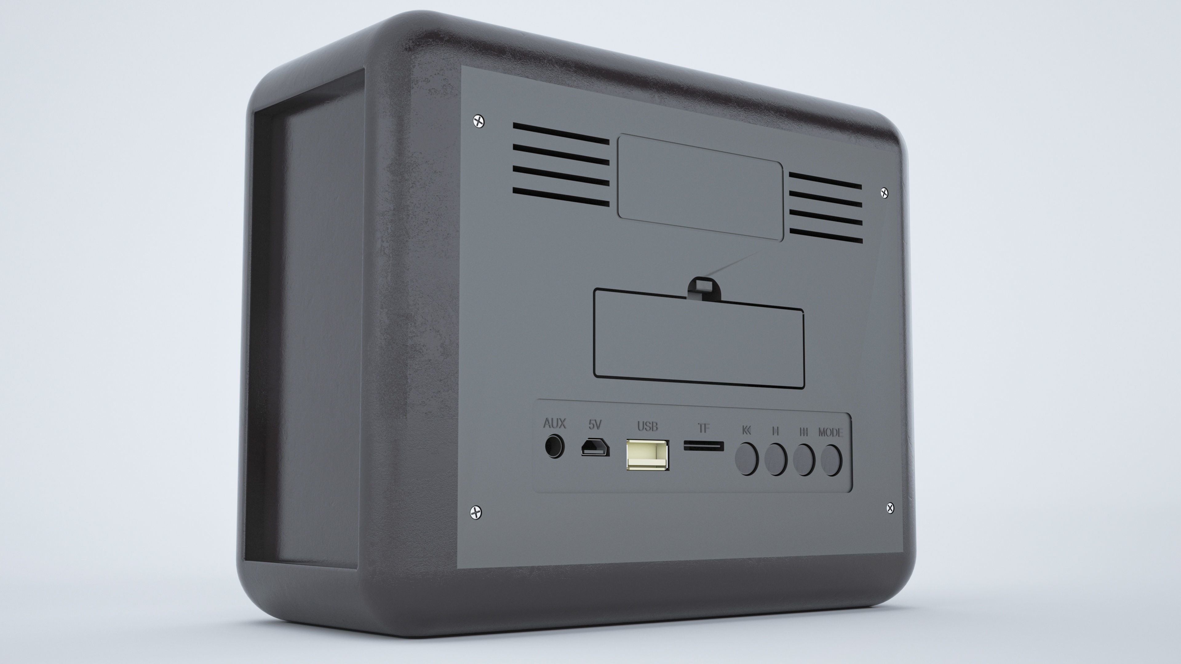 3D model Vintage TRT Radio Device - 3D model Game Ready Low Poly VR ...