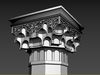 Muqarnas Column Head Moroccan moorish Arabic Style 3D model | CGTrader