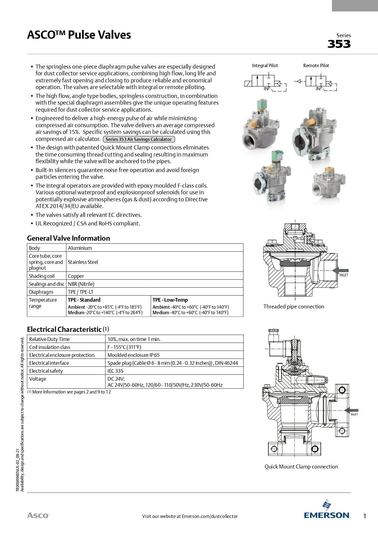 Valves ASCO G353k311 - 1 3D model 3D model | CGTrader