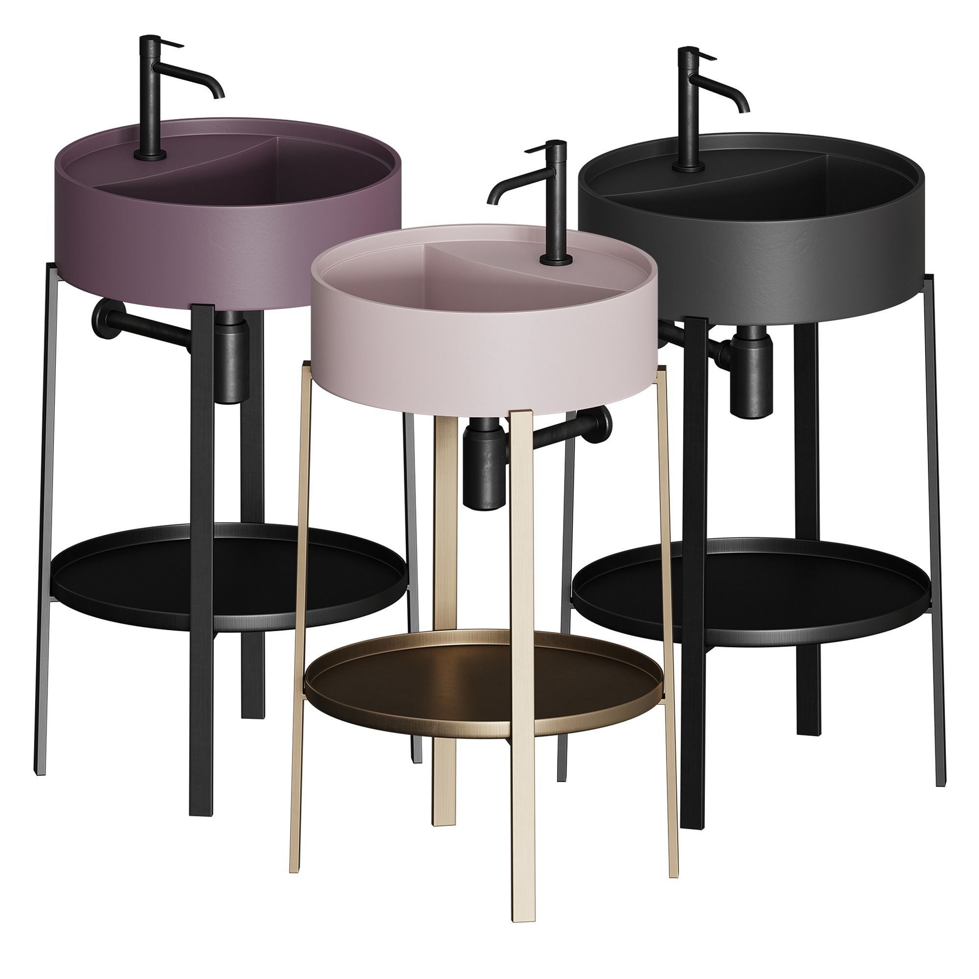 CONSOLLE Washbasin by NIC DESIGN 3D model | CGTrader