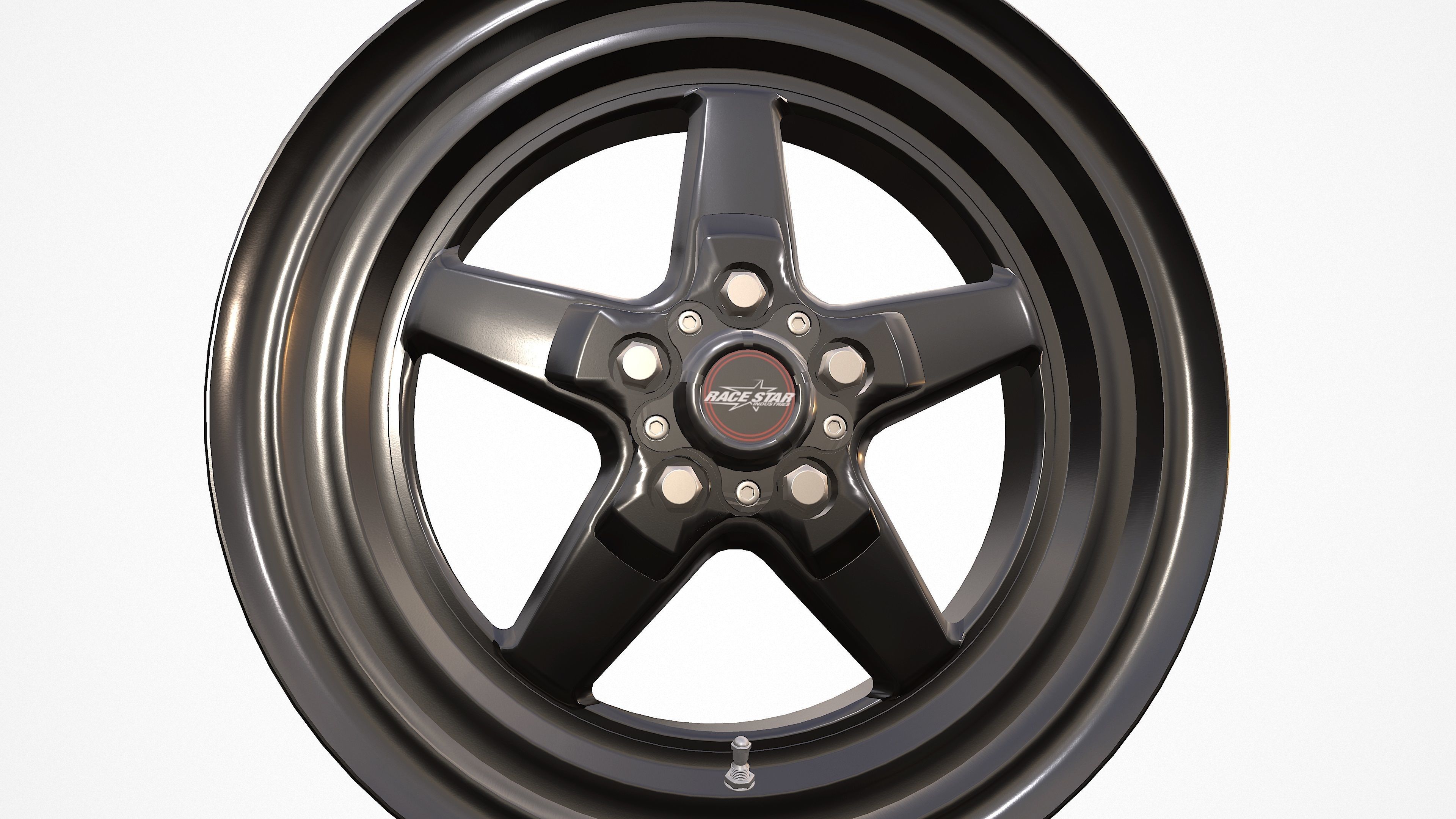 Race Star Wheels Drag Star 3D model | CGTrader