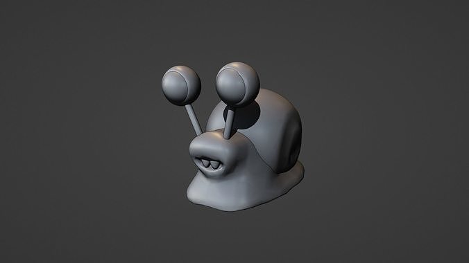 Snail kun 3D model | CGTrader