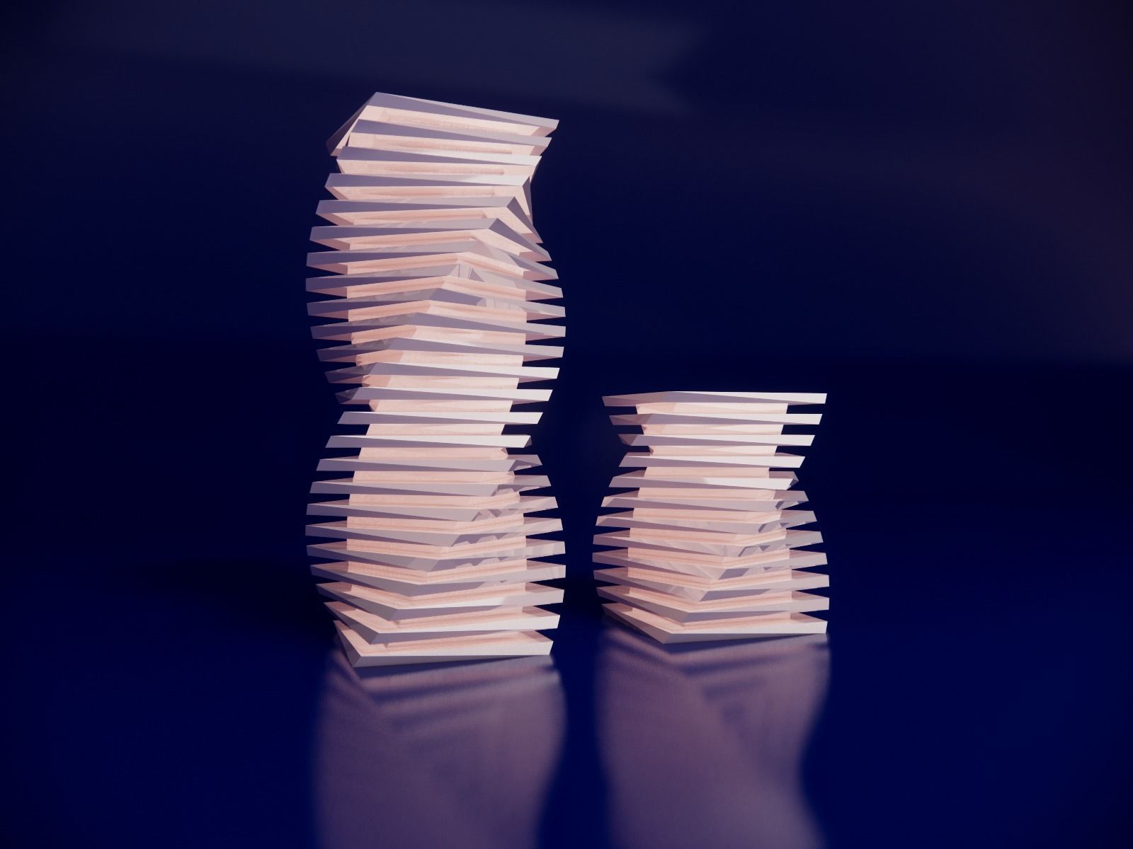 Parametric abstract vases free 3D model 3D printable | CGTrader