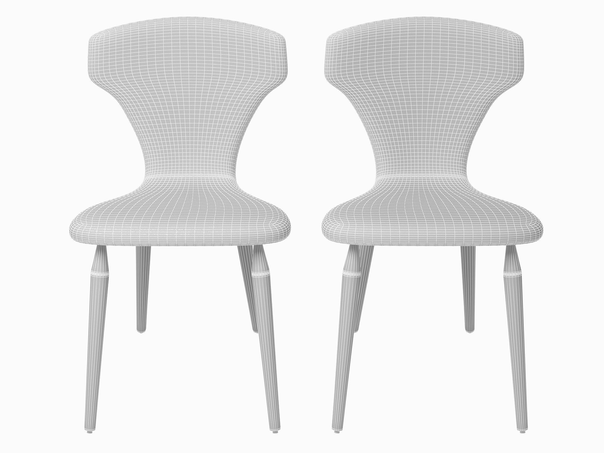 dining chair model Office chair Barstool Negotiation Chair 3D model ...