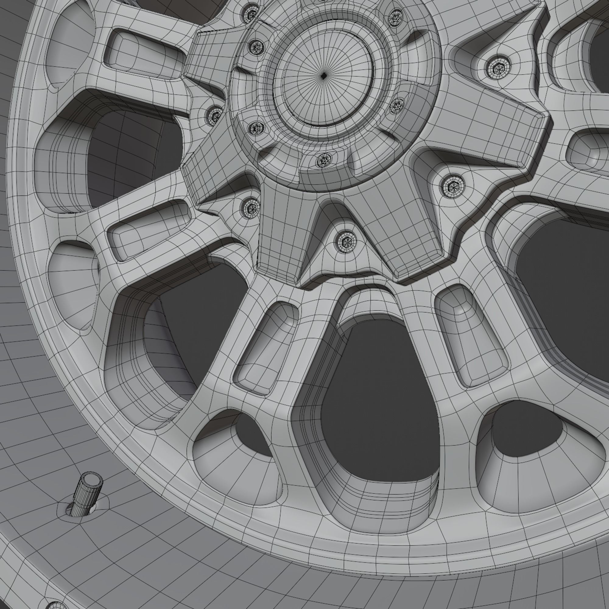 Grid Crush D561 Yokohama Neova 3D model | CGTrader