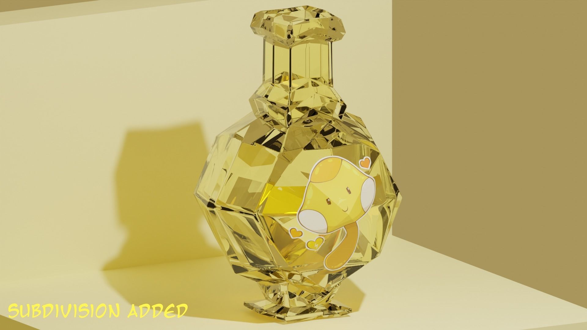 Electric Mushi Potion 3D model | CGTrader