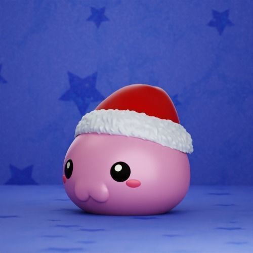 Christmas Hat and Santa Poring from Ragnarok Online free 3D model 3D ...