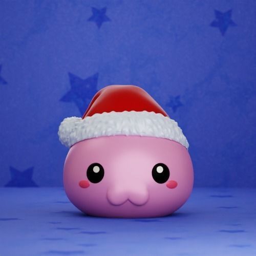 Christmas Hat and Santa Poring from Ragnarok Online free 3D model 3D ...