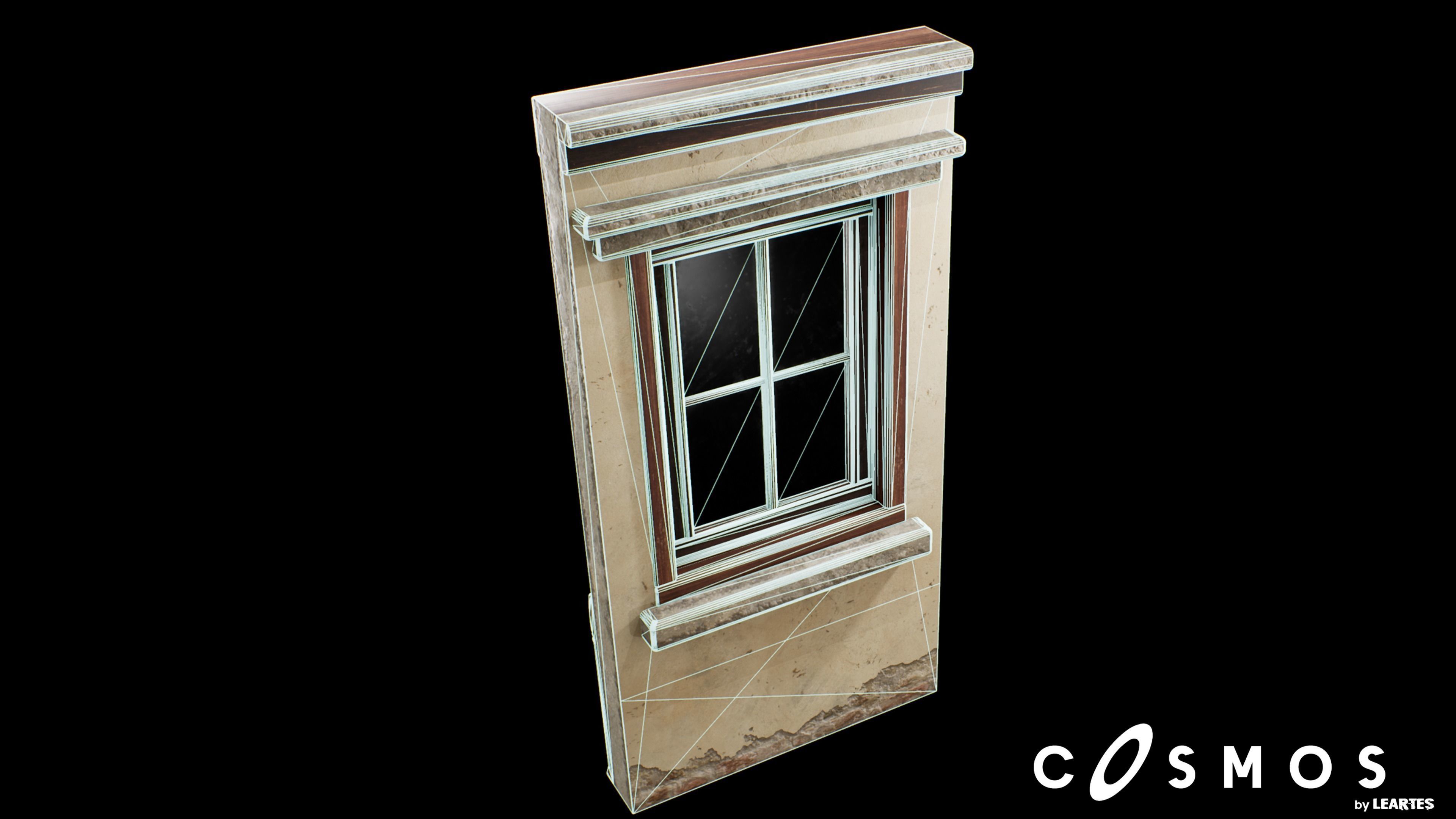 3D model Vintage Module Window VR / AR / low-poly | CGTrader