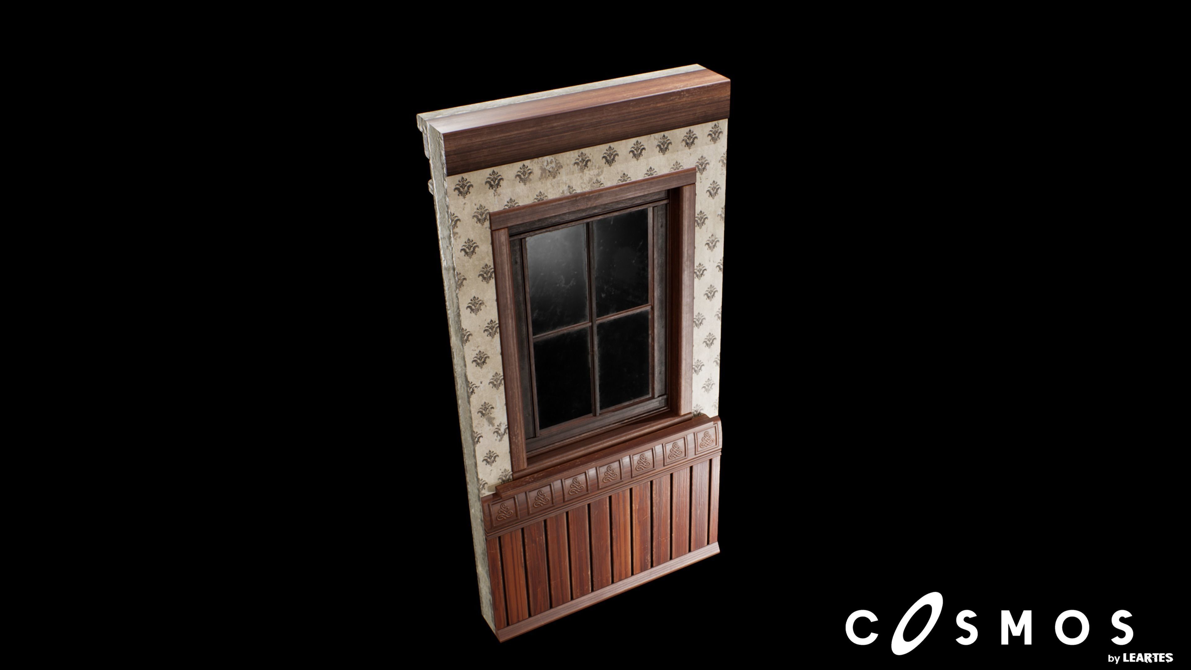 3D model Vintage Module Window VR / AR / low-poly | CGTrader