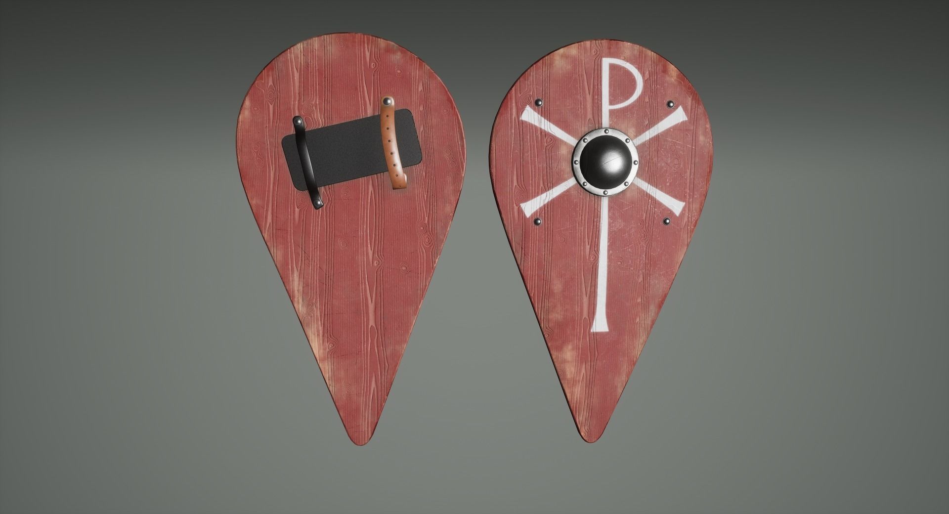 3D model Byzantine Shields VR / AR / low-poly | CGTrader