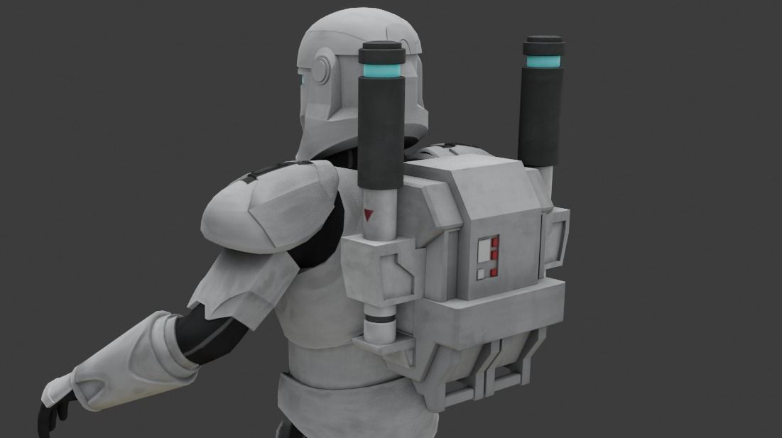 3D model Republic Commando Clone Wars VR / AR / low-poly | CGTrader