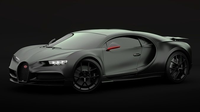 Bugatti Chiron Sport 2021 Matte 3D model animated | CGTrader