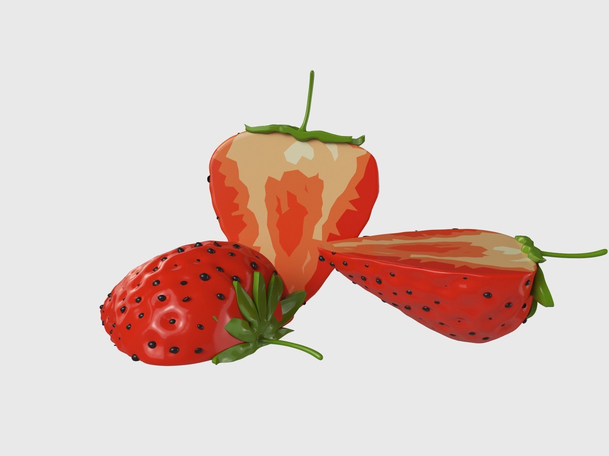Fruit chair and Fruit stool 3D model | CGTrader