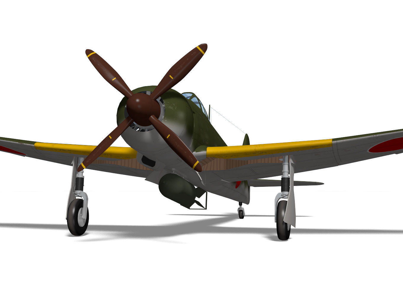 Kawasaki Ki119 3D model | CGTrader