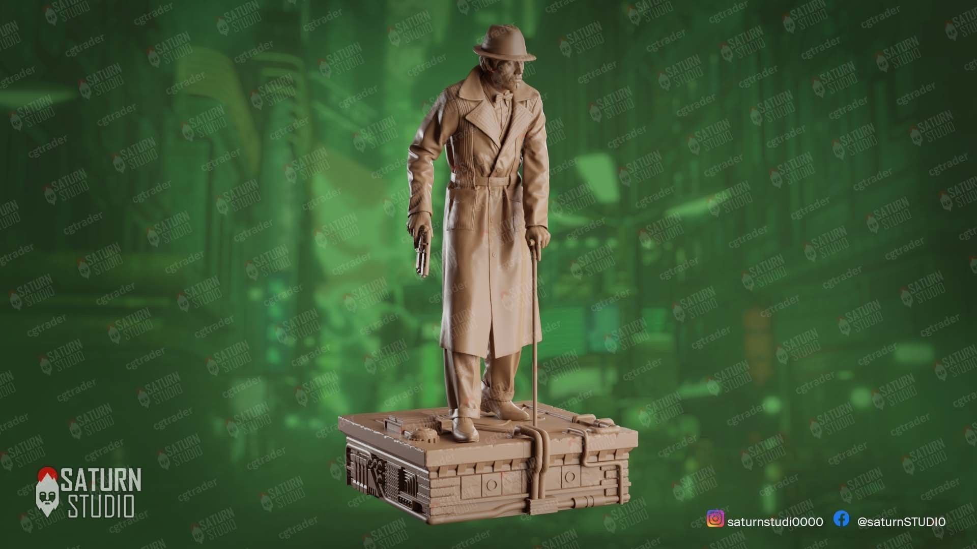 Gaff Blade Runner 3d print model 3D print mode 3D model 3D printable ...