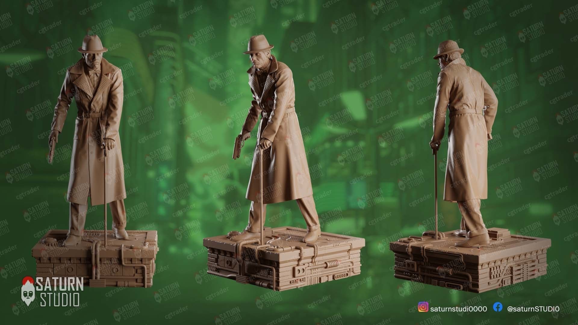 Gaff Blade Runner 3d print model 3D print mode 3D model 3D printable ...