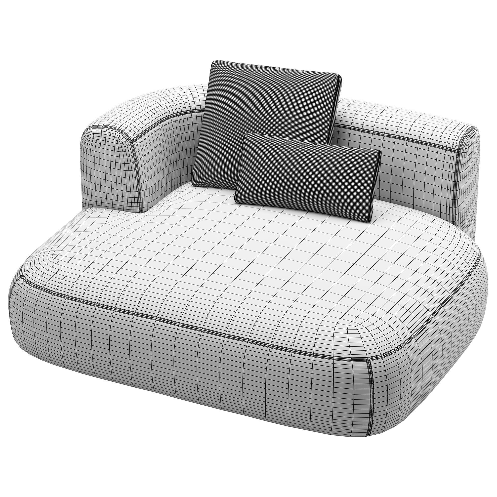 Baxter Clara Sofa 3D model | CGTrader