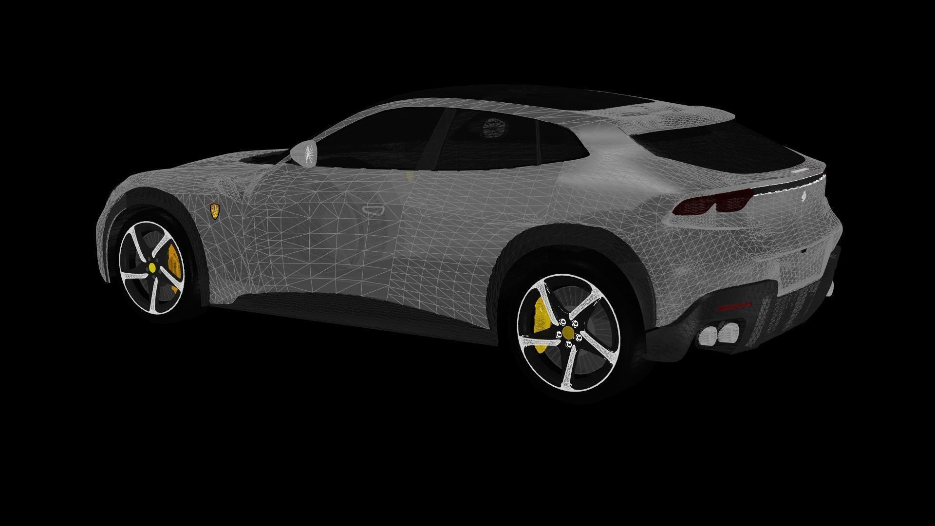 3D model Ferrari Purosangue 2023 VR / AR / low-poly | CGTrader