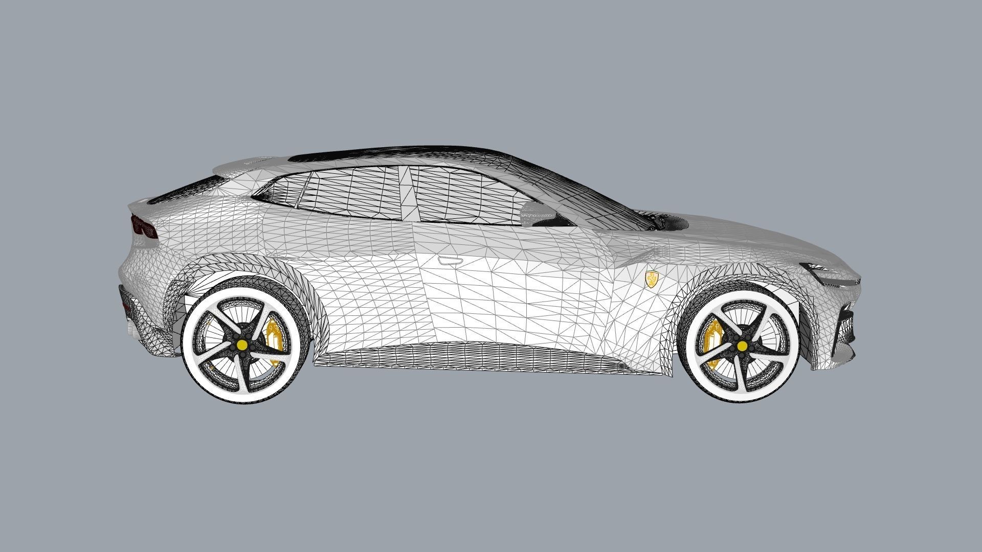 3D model Ferrari Purosangue 2023 VR / AR / low-poly | CGTrader
