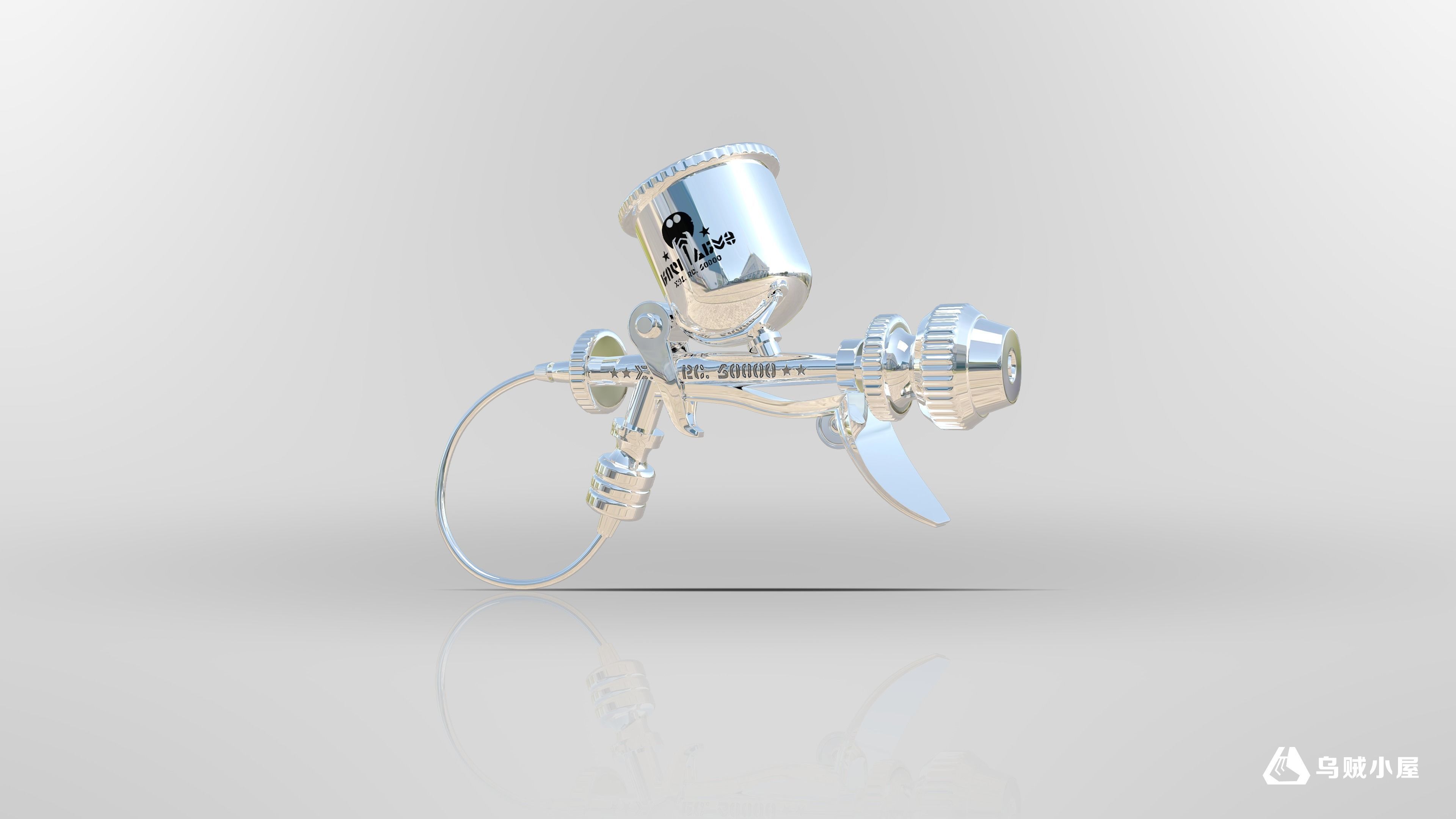 Splatoon weapon 3D model | CGTrader